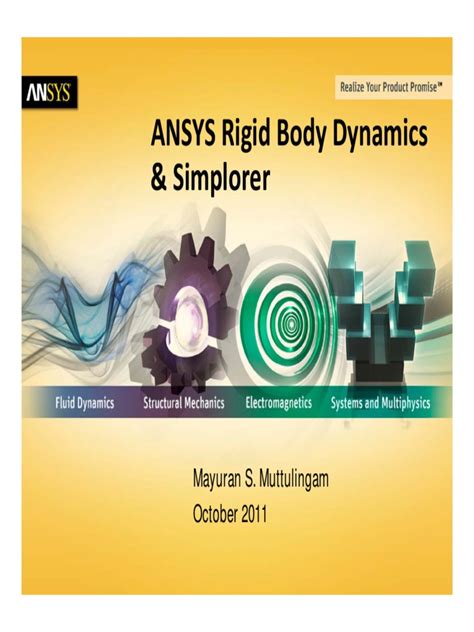 ansys rigid body dynamics and ansys simplorer pdf structural analysis force