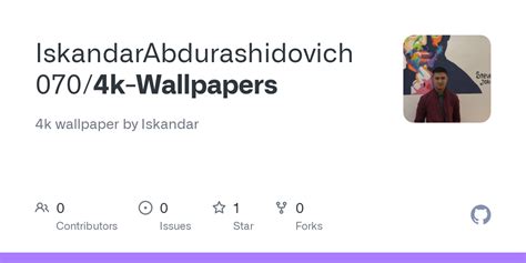 GitHub IskandarAbdurashidovich K Wallpapers K Wallpaper By Iskandar