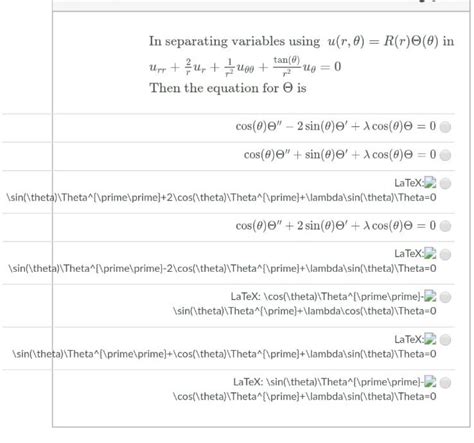 solved in separating variables using ur 6 r r 0 in