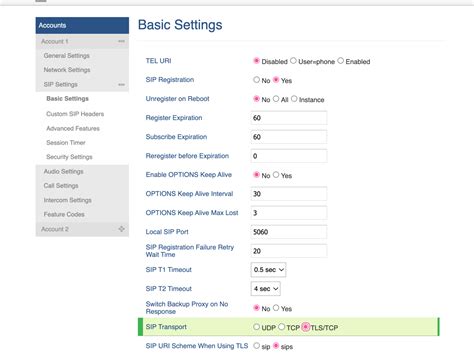 How To Configure Grandstream IP Phone To BTEL2 0 Using TLS To Work Aside OUC ATSB University