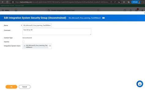 Create An Integration System User Isu On Workday Microsoft Learn