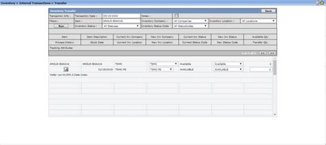 An Overview Of Inventory Transfers In Tensoft SemiOps