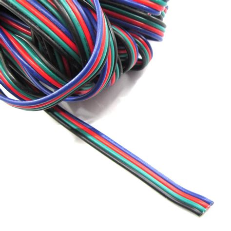 20 м/лот 4-контактный кабель для RGB, 22awg силы расширение prod ...