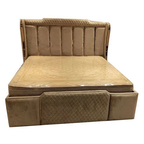 Teak Wood Fabric Queen Size Bed With Storage At Rs 70000 In New Delhi
