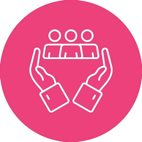 팀워크 아이콘 프리미엄 벡터