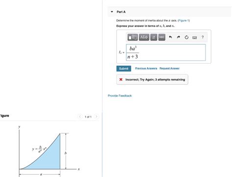 Solved Part A Determine The Moment Of Inertia About The Chegg