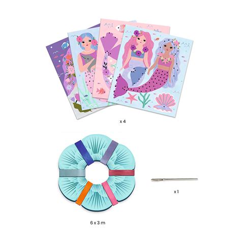 Детски комплект Направи си сам Русалки с панделки Точици