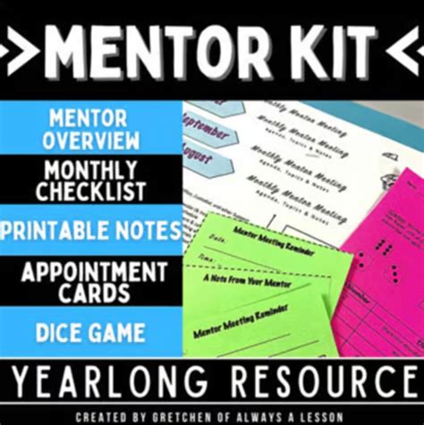 Teacher Mentor Kit For Mentor Teachers Printable Electronic And