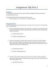 Practical SQL Queries BSU Babes Course Hero