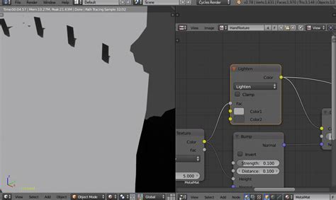 Node Editor Cycles Materials Baked To Texture Lost Shading Blender Stack Exchange