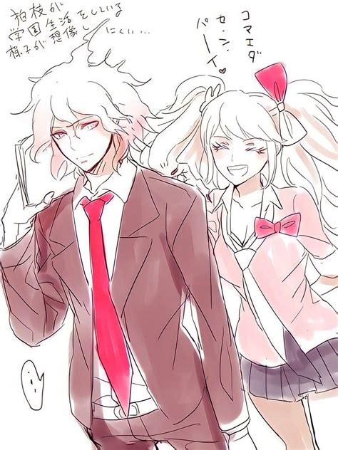 Nagito Komaeda Junko Enoshima Nagito Komaeda Danganronpa Anime