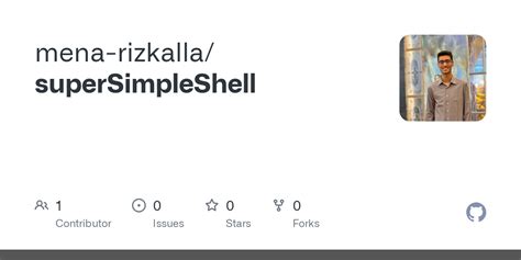 Github Mena Rizkalla Supersimpleshell