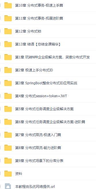 Java分布式系统解决方案 掌握企业级分布式项目方案完整版 泓优网络
