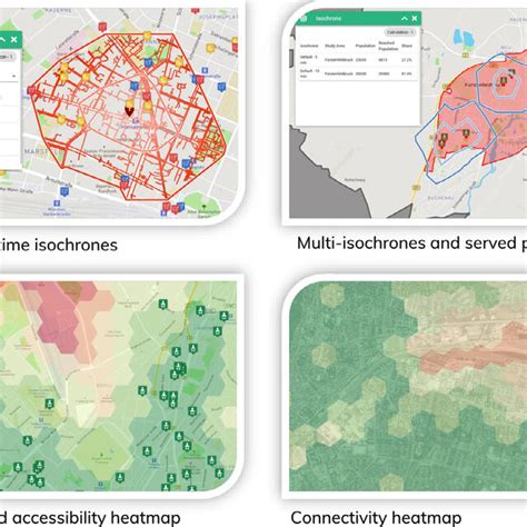 Comparison Of Accessibility And Population Density Heatmap