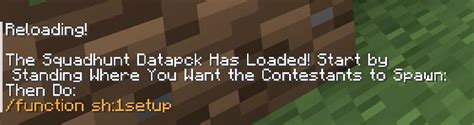 Squadhunt Datapack Minigame Minecraft Data Pack