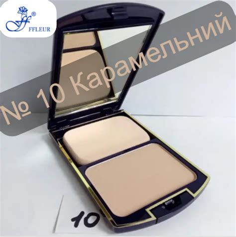Флёр Крем пудра для лица Ffleur Powder 2 в 1 TK-12 Компактная Пудра ...