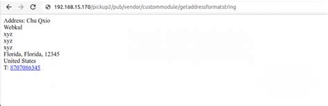 get customer address in string format in magento 2 webkul blog