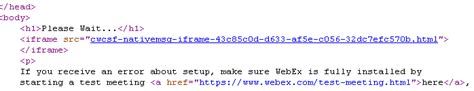 Cisco Webex Url Remote Command Execution Vulnerability Jan 24 2017