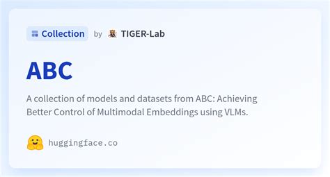 ABC A TIGER Lab Collection