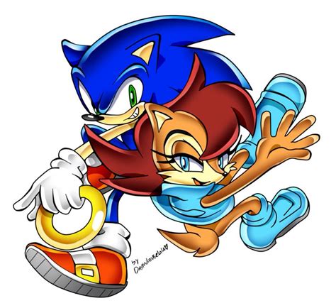 Pin By Trix On Sonally Sonic The Hedgehog Sonic Sally Acorn
