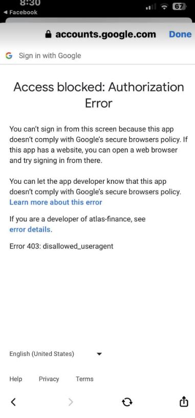 Reactjs Access Blocked Authorization Error Google Auth When I Send A Link Of My App To