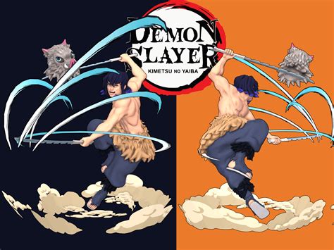 Remade Render Of My Model Inosuke Hashibira Demon Slayer R Zbrush
