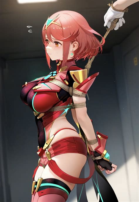 Pyra captured by BaboBiz on DeviantArt