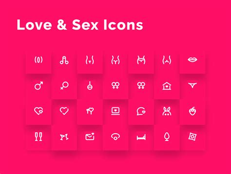Love Sex Icons Set By Rengised On Dribbble