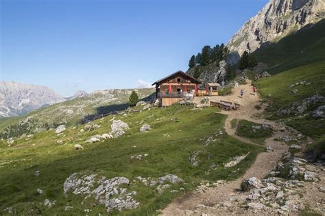 Mountain Huts And Refuges Sandro Pertini Campitello Di Fassa Val Di F