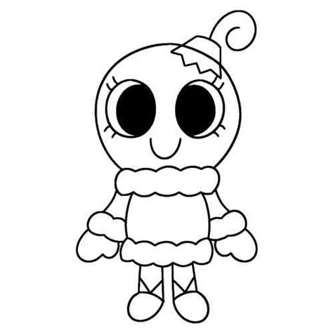 Раскраски Мир Денди — атмосферный хоррор Roblox в цвете