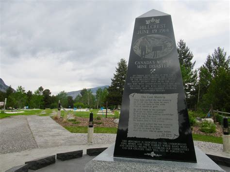 Exploring The Crowsnest Pass Hillcrest Mine Disaster Memorial Park