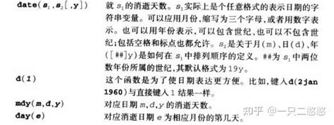 第02集 Stata常见函数命令合集 知乎