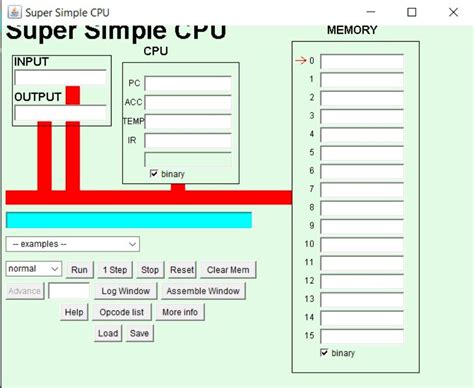 1 start the super simple cpu applet 2 load and