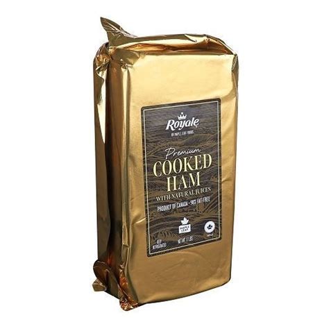 Maple Leaf Royale Cooked Gold Foil Ham 11 Pound 4 Per Case