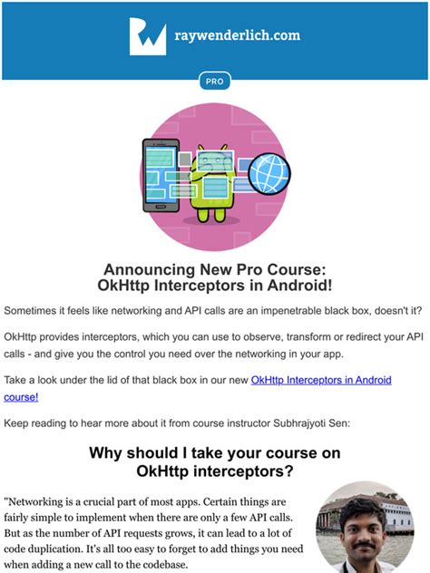 Iphone And Ipad Tutorials And Starter Kits Announcing New Course OkHttp Interceptors In