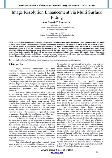 Image Resolution Enhancement Via Multi Surface Fitting Pdf