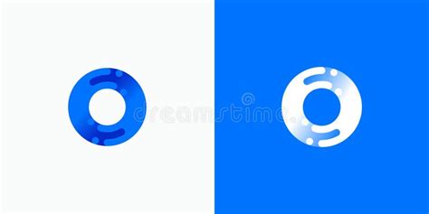 Rotating Technology Circle Shape Vector Logo Design Stock Vector Illustration Of Computer