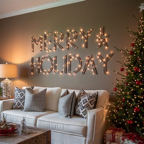 Christmas Lights On Wall 44 Innovative Decorating Ideas