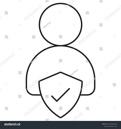 Iam Auth Icon Secure Identity Access Stock Vector Royalty Free