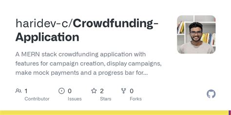 Github Haridev C Crowdfunding Application A Mern Stack Crowdfunding Application With Features