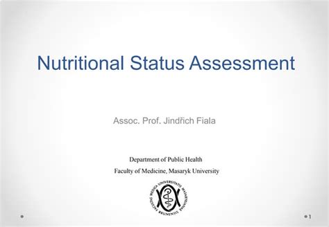 Nutritional Status Assessment 03 Pdf