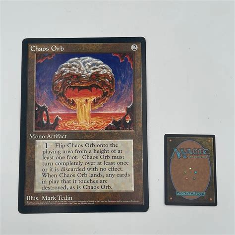 Chaos Orb Over Sized Card Making Mythic