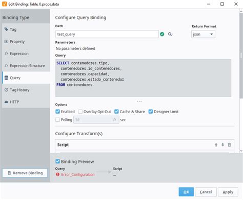 Data In A Table From Database Ignition Inductive Automation Forum
