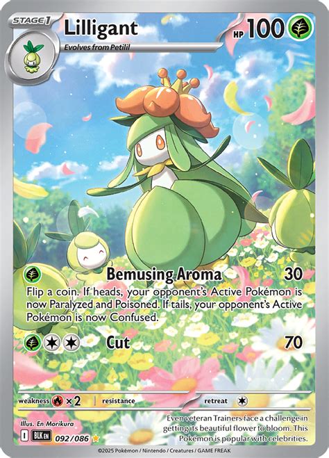 Lilligant 092086 Wert Bild And Seltenheit Pokemonkartede