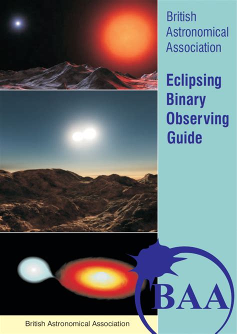 eclipsing binary observing guide british astronomical association