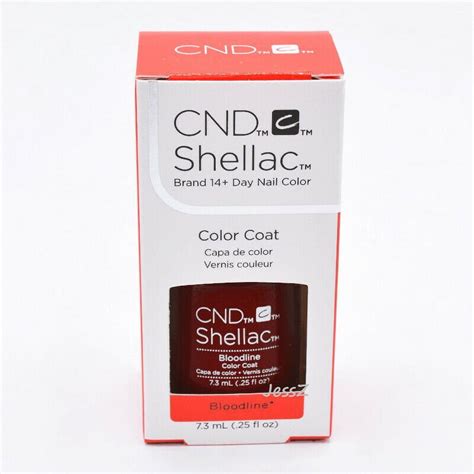 Cnd Shellac Gel Polish Bloodline 025 Oz