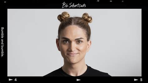 Air Dried Space Buns Bbshortcuts Bumble And Bumble