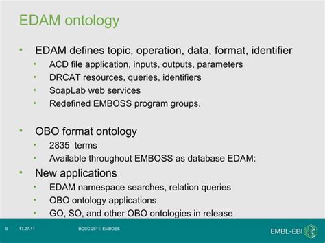 G09 Misc Emboss Ppt Databases Computer Software And Applications