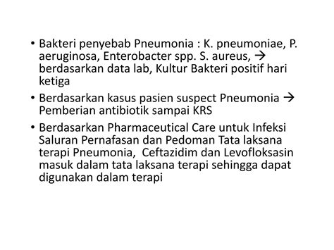 Analisa Terapi Pneumonia PPTX
