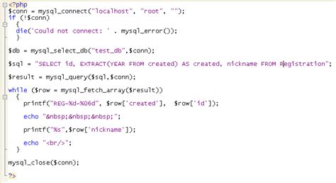 0 Day Auto Number W Formatting In PHP MySQL